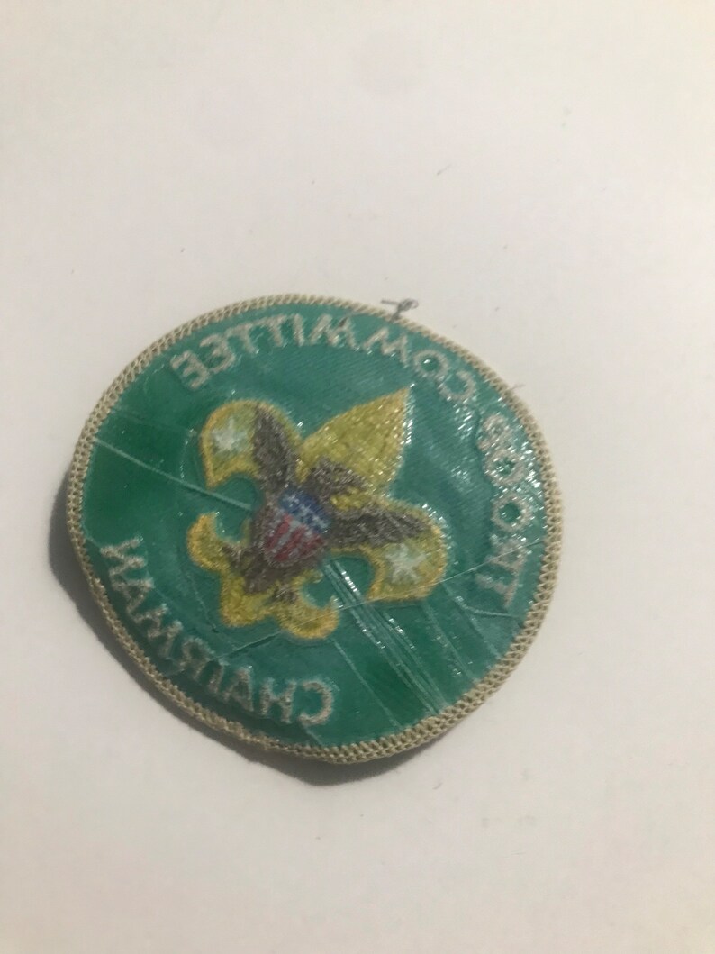 Troop Committee Chairman 1973-1989 Position Patch Boy Scout of America ...