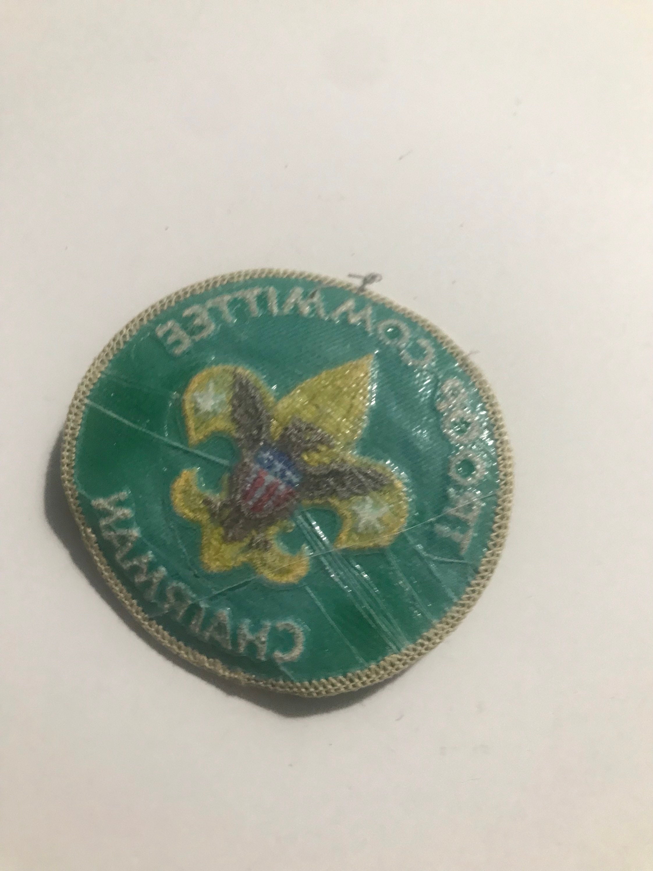 Troop Committee Chairman 1973-1989 Position Patch Boy Scout of America ...