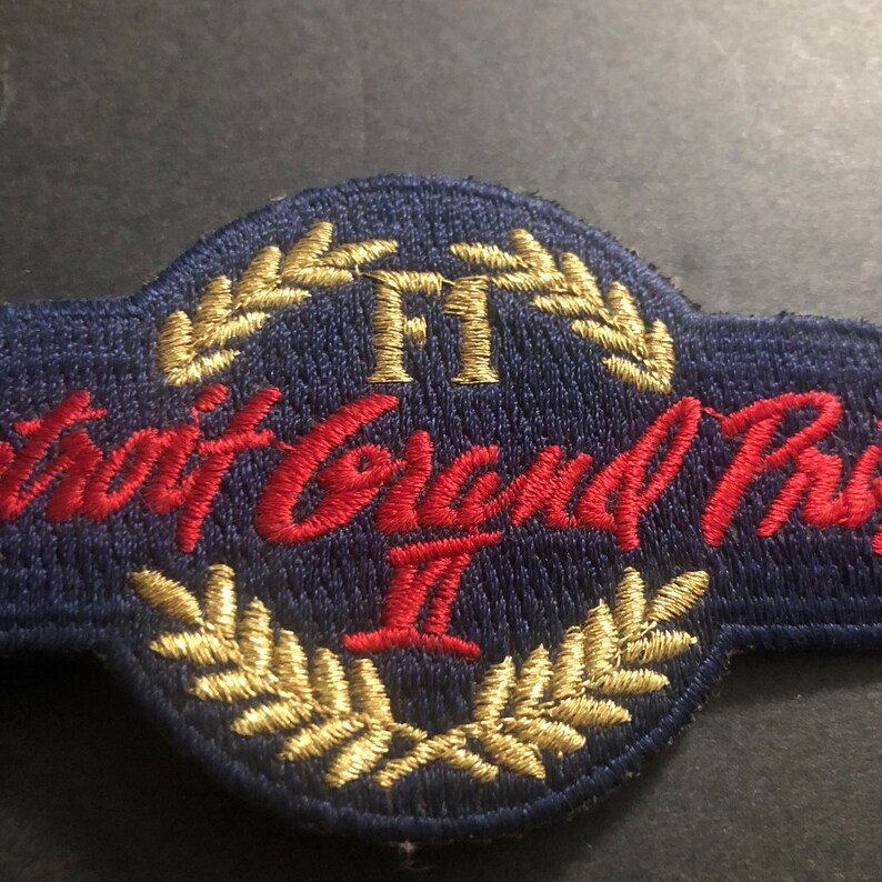 NEW Detroit Grand Prix IV 1986 Vintage Embroidered Patch F1 Racing - Etsy