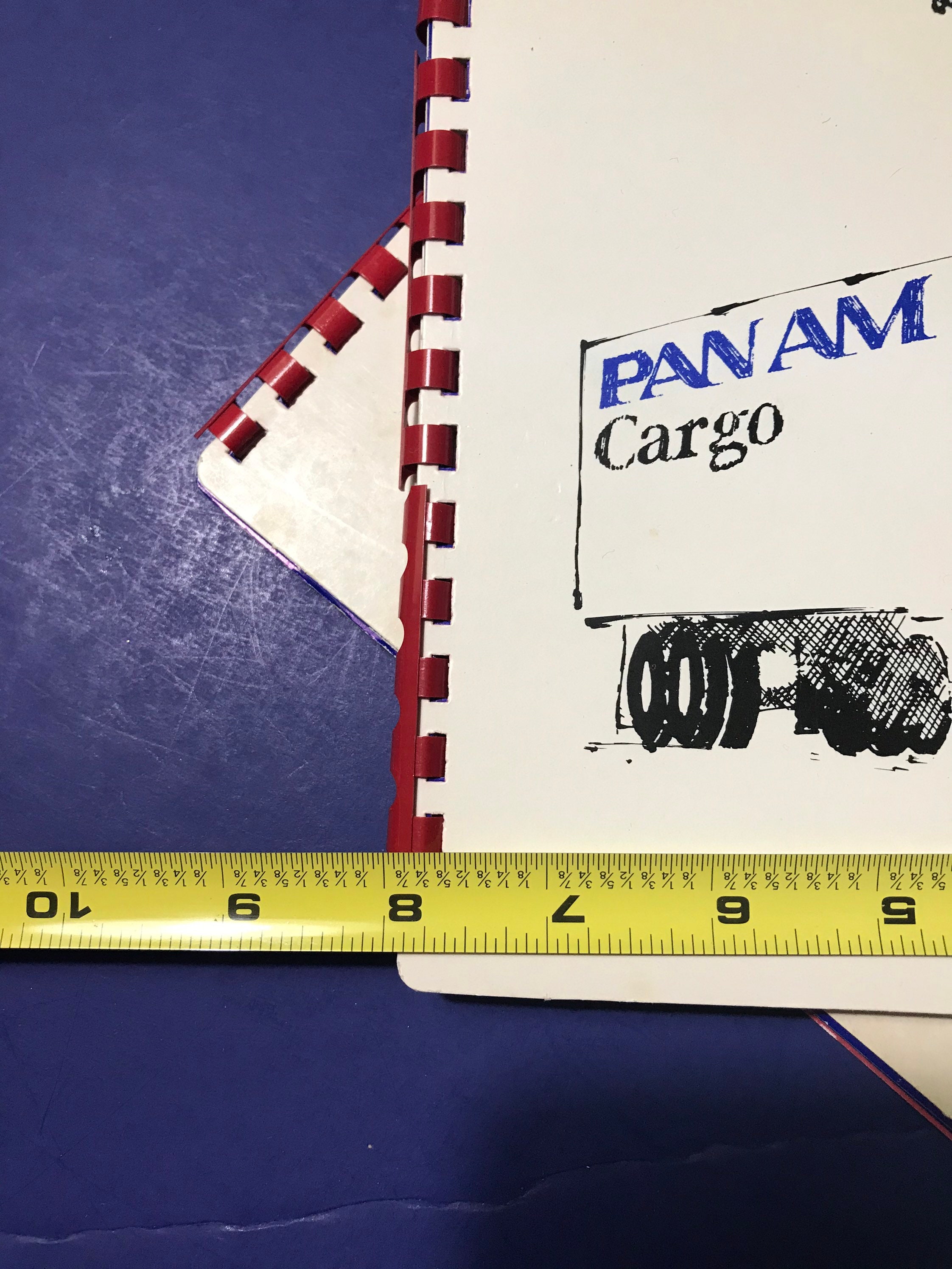 Vintage Pan Am CARGO Airlines Dist-o-map Scarce United States Map ...