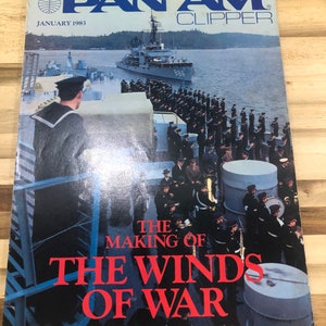 Vintage PAN AM CLIPPER Airlines Passenger In-flight January 1983 ...