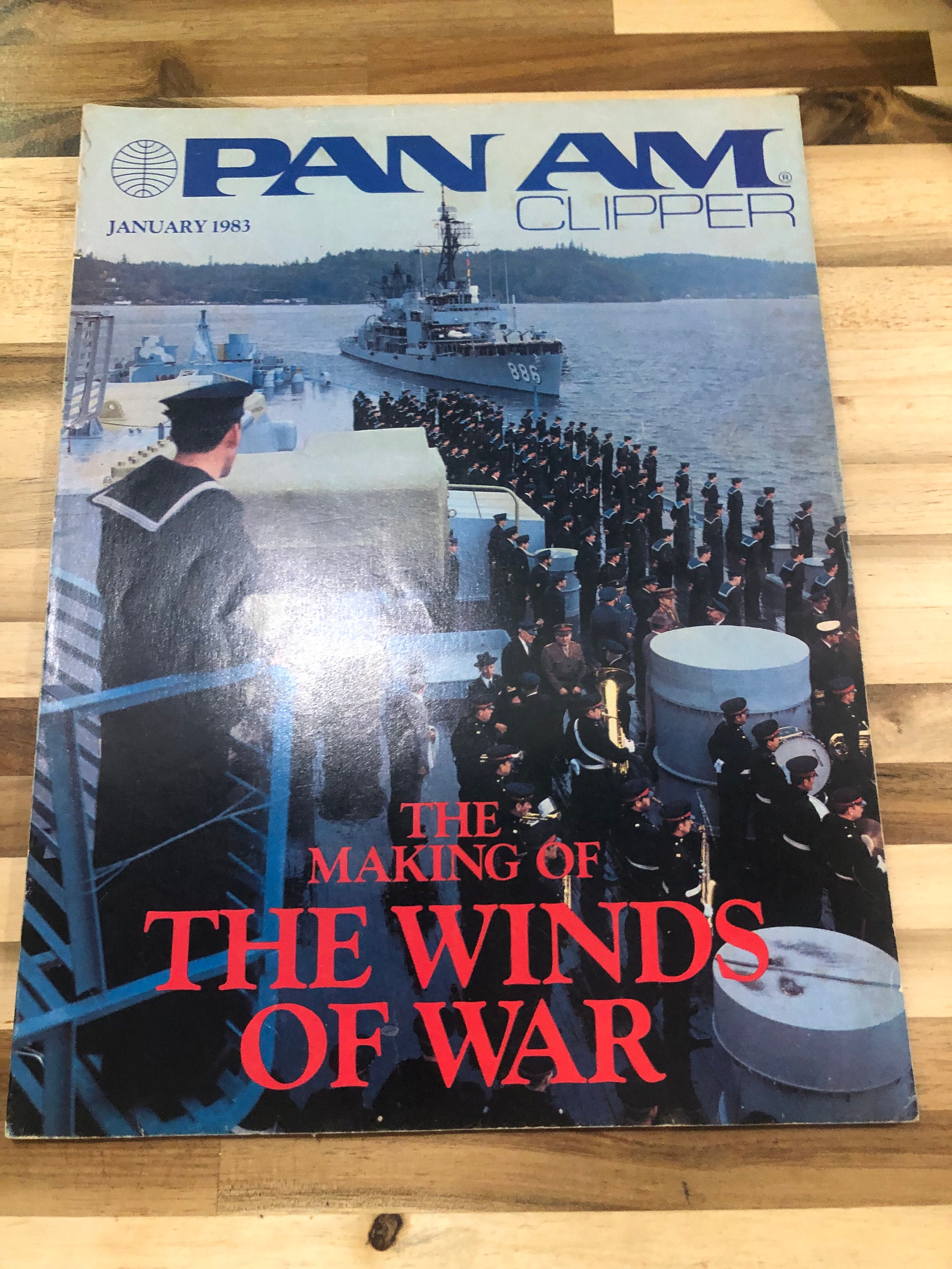 Vintage PAN AM CLIPPER Airlines Passenger In-flight January 1983 ...