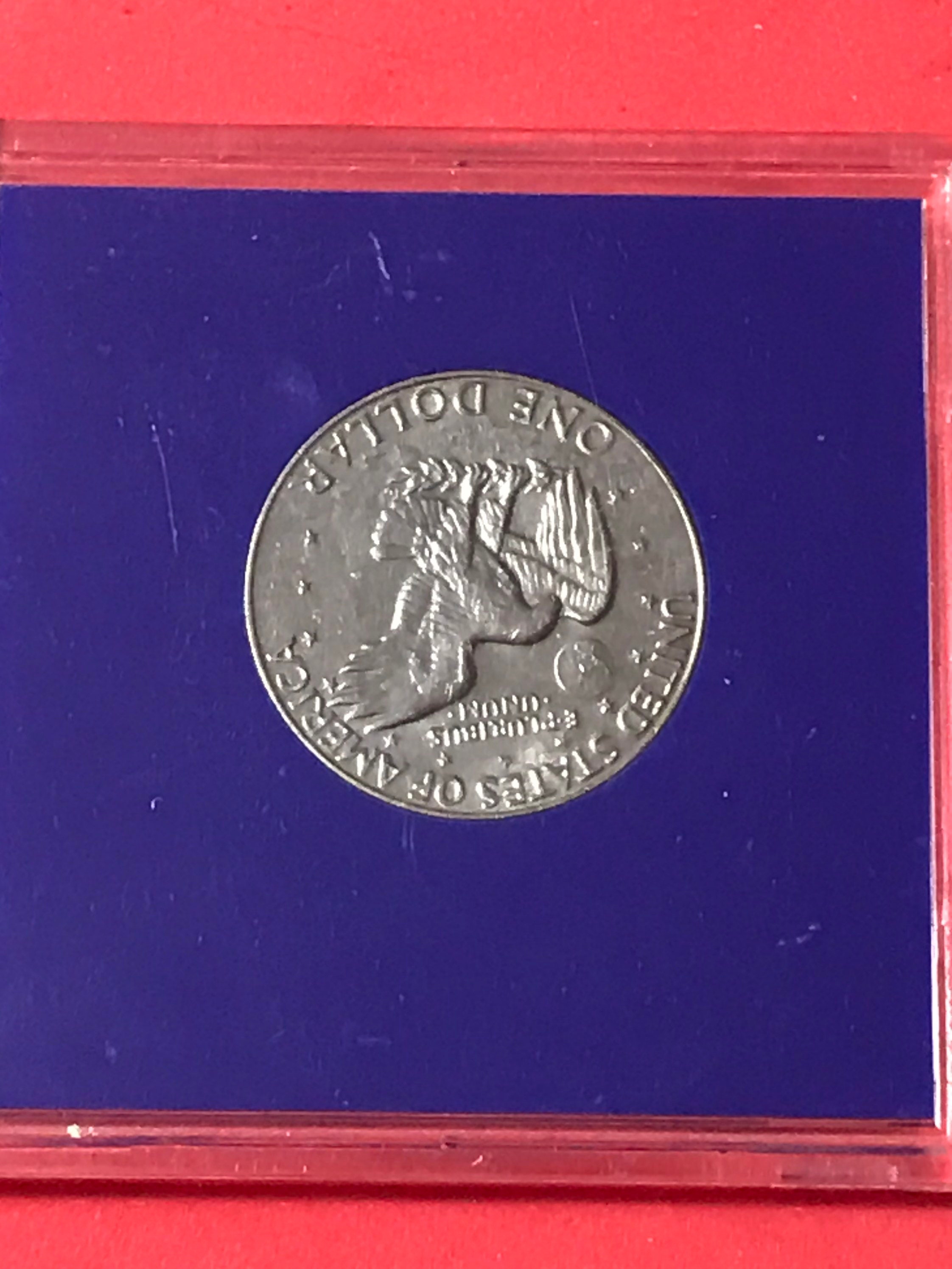 Vtg 1978 Eisenhower Dollar Louis Rukeyser “bullish Best Wishes” Case ...