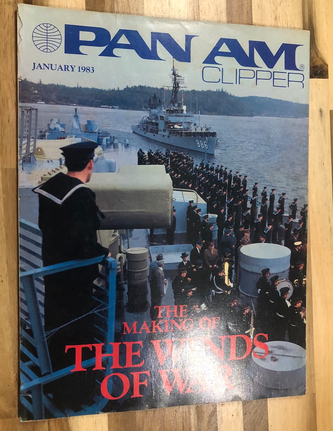 Vintage PAN AM CLIPPER Airlines Passenger In-flight January 1983 ...