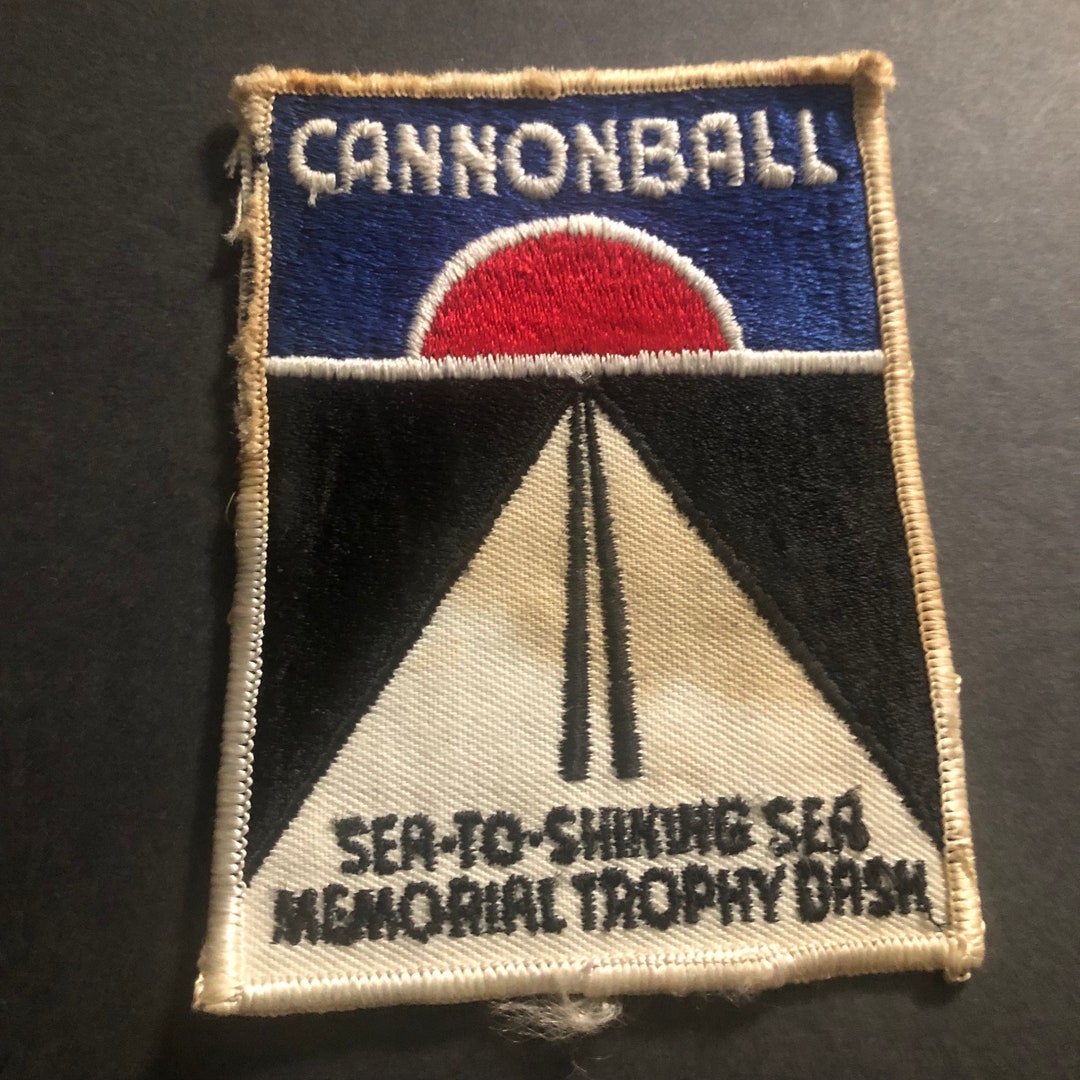 Cannonball Run Baker Sea-to-shining-sea Memorial Trophy Dash 1970s Patch Vintage - Etsy
