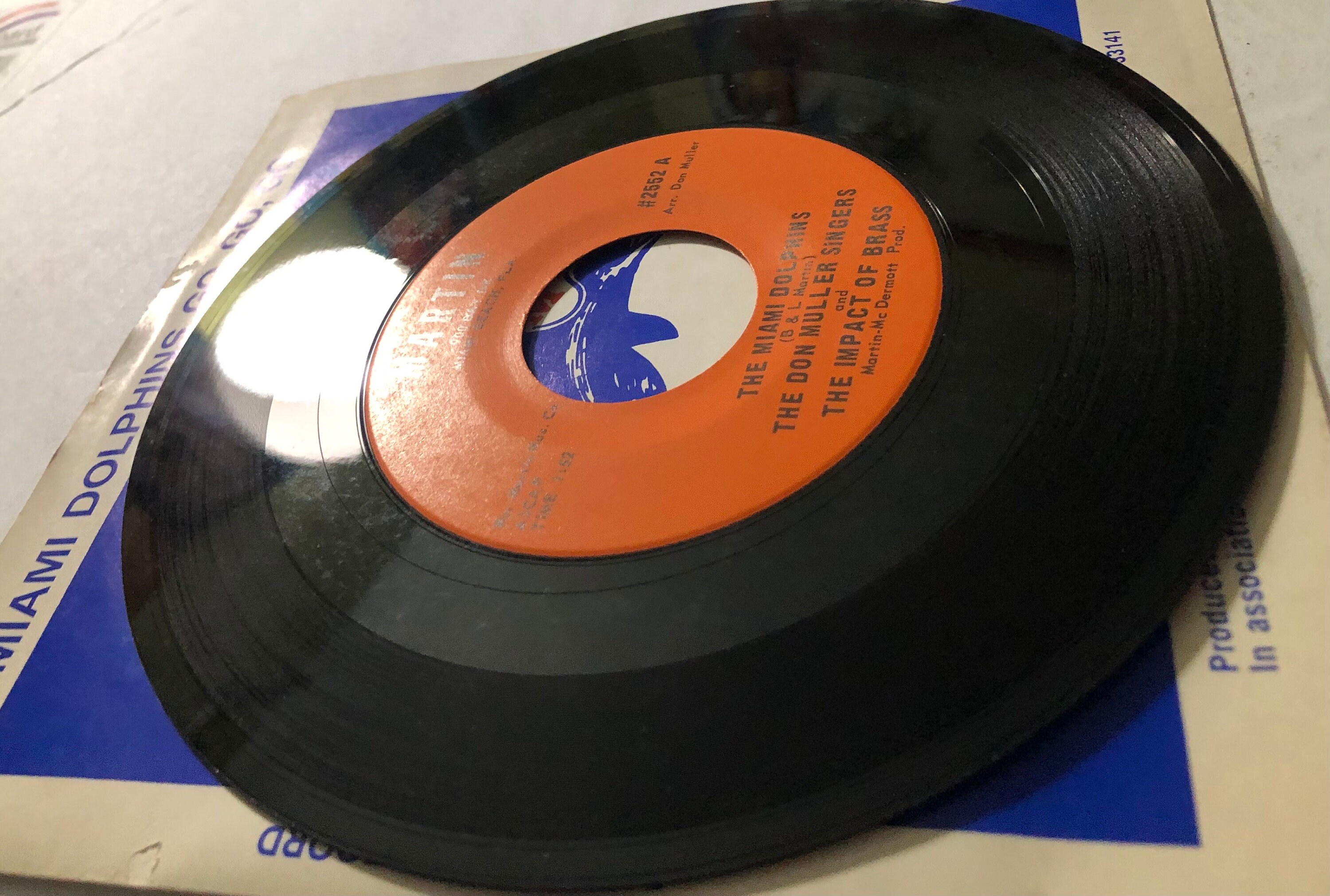 Vintage NFL 1972 Miami Dolphins GO Go Go 45rpm Souvenir Record - Etsy