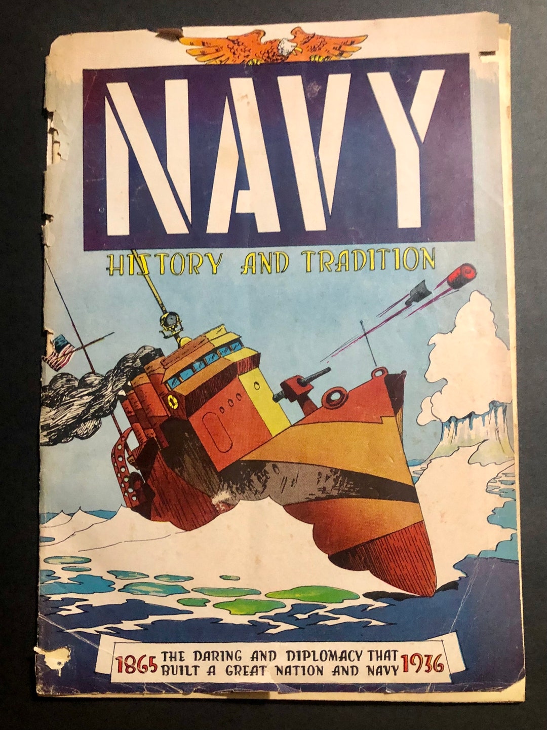 Vintage U.S. Navy History and Tradition 1959 Recruitment Promotional ...
