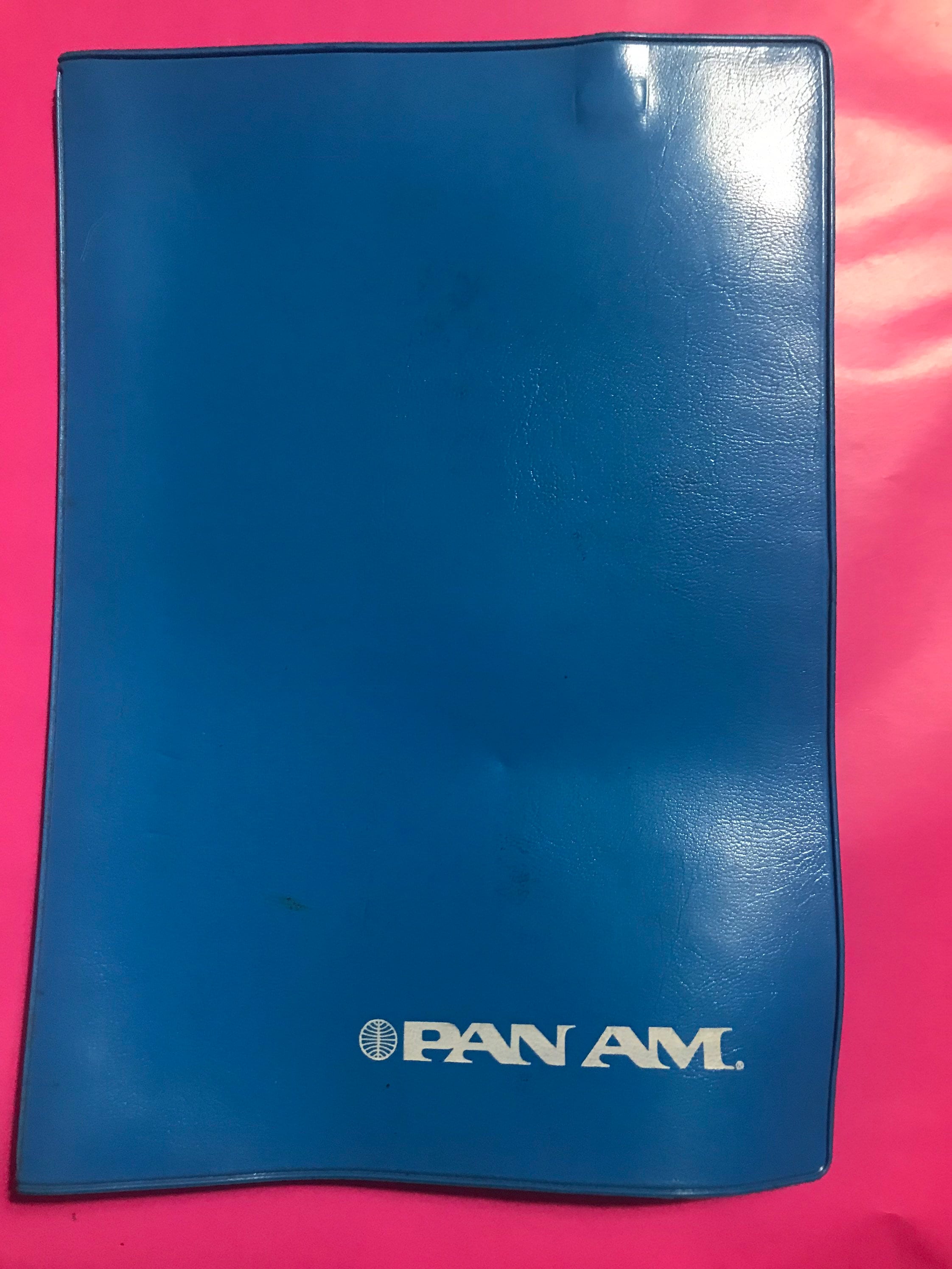 Vtg Pan Am Airlines Stationary Folder Vinyl Memorabilia - Etsy UK