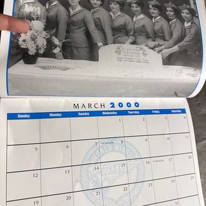 Pan Am Airlines Flight Attendant Stewardess Pan Am World Wings Calendar ...
