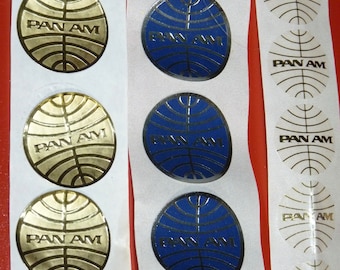 Pan Am Stickers - Etsy