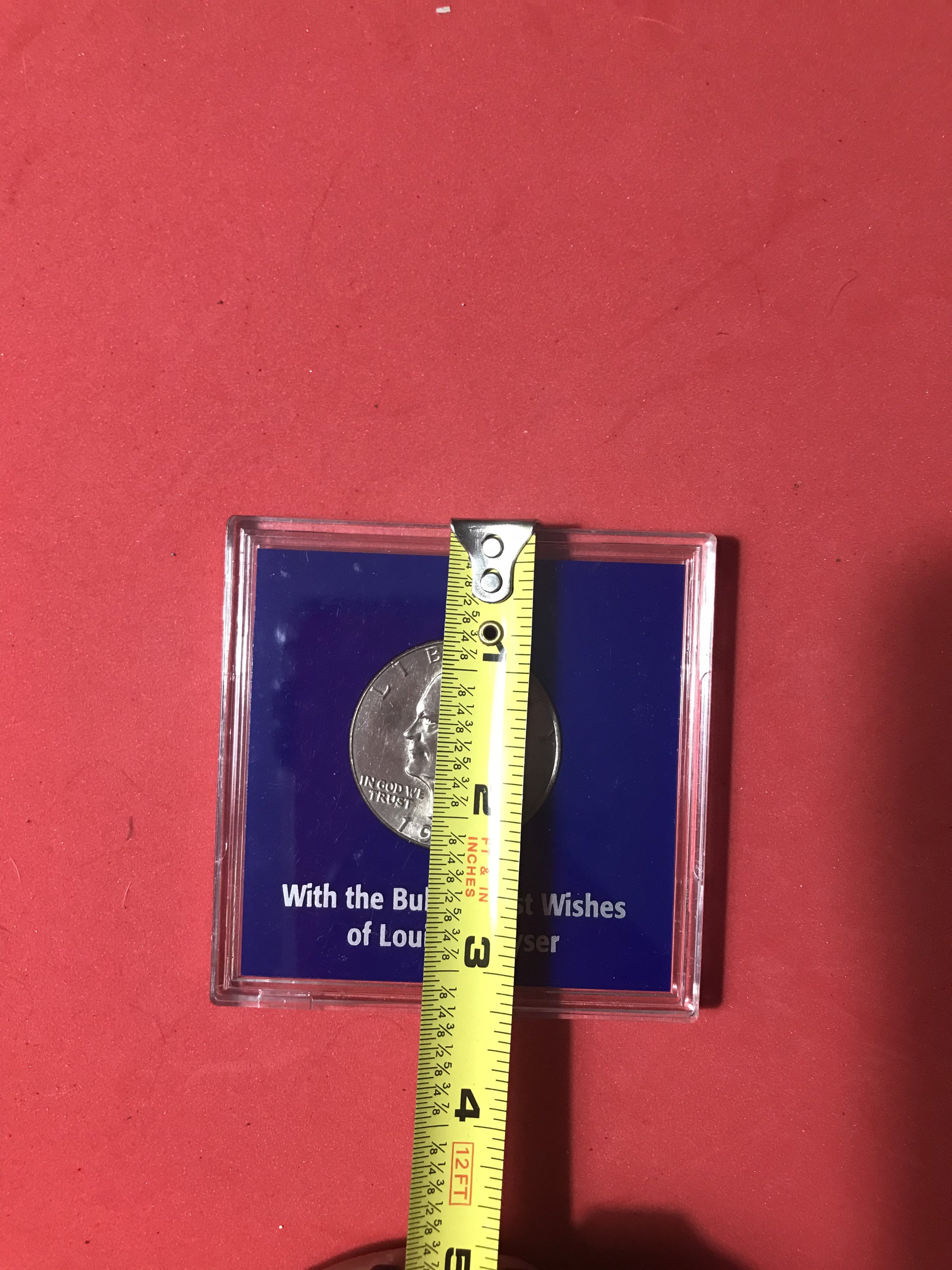 Vtg 1978 Eisenhower Dollar Louis Rukeyser “bullish Best Wishes” Case ...