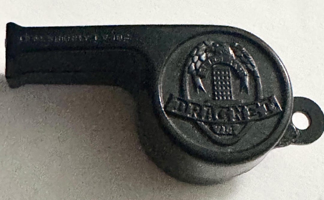 Vintage 1960s TV Show DRAGNET Official Jack Webb Police Detective ...