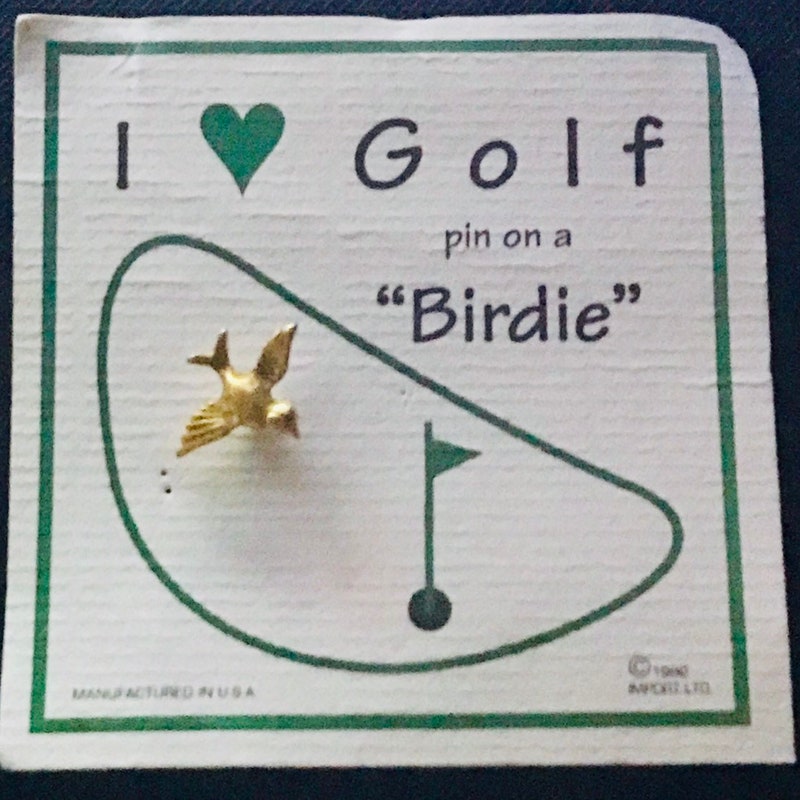 Golf Birdie Pins - Etsy