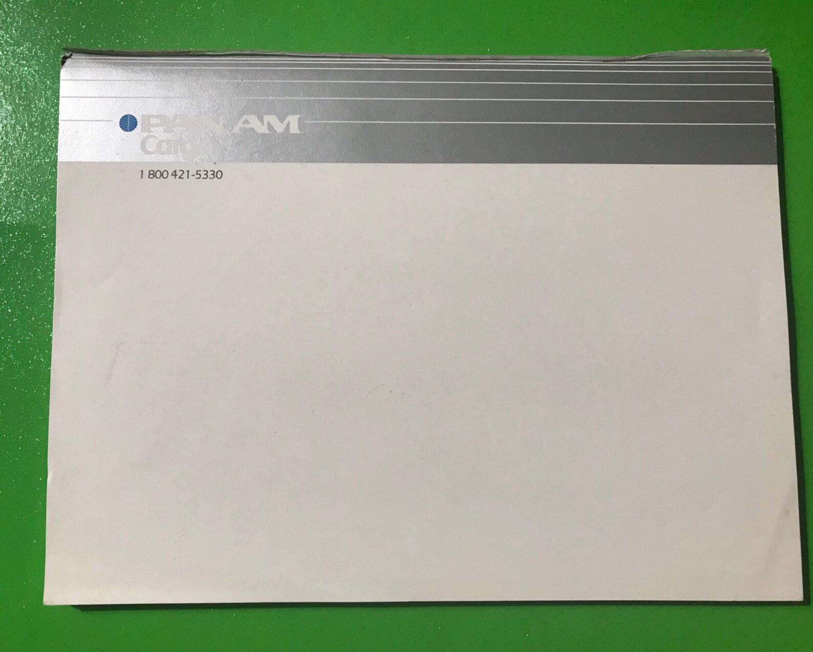 Vtg PAN AM CARGO Airlines Stationary Paper Letterhead Pad - Etsy