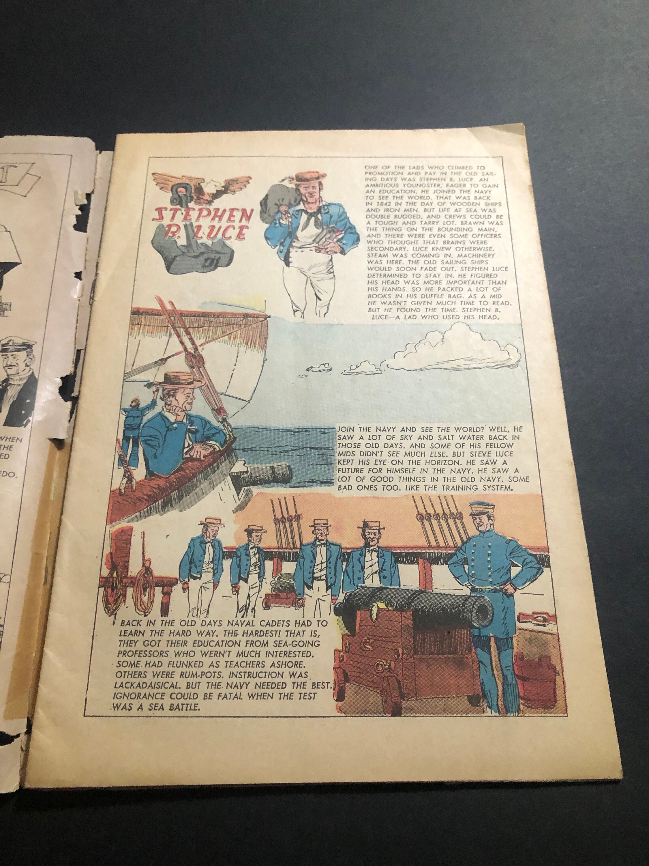 Vintage U.S. Navy History and Tradition 1959 Recruitment Promotional ...