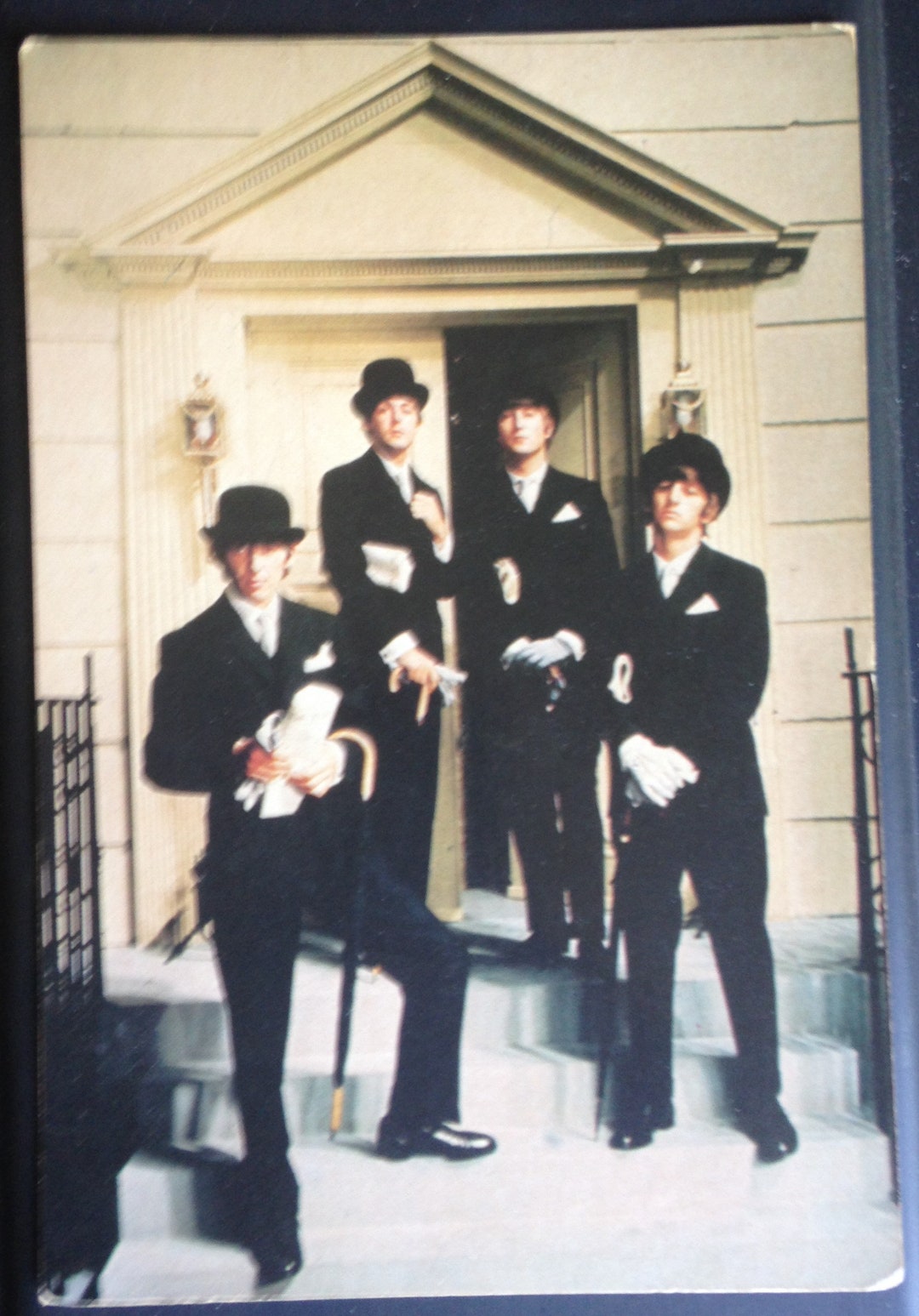 Coral Lee Vintage 1981 the Beatles Dapper Dans Picture Postcard Unused ...
