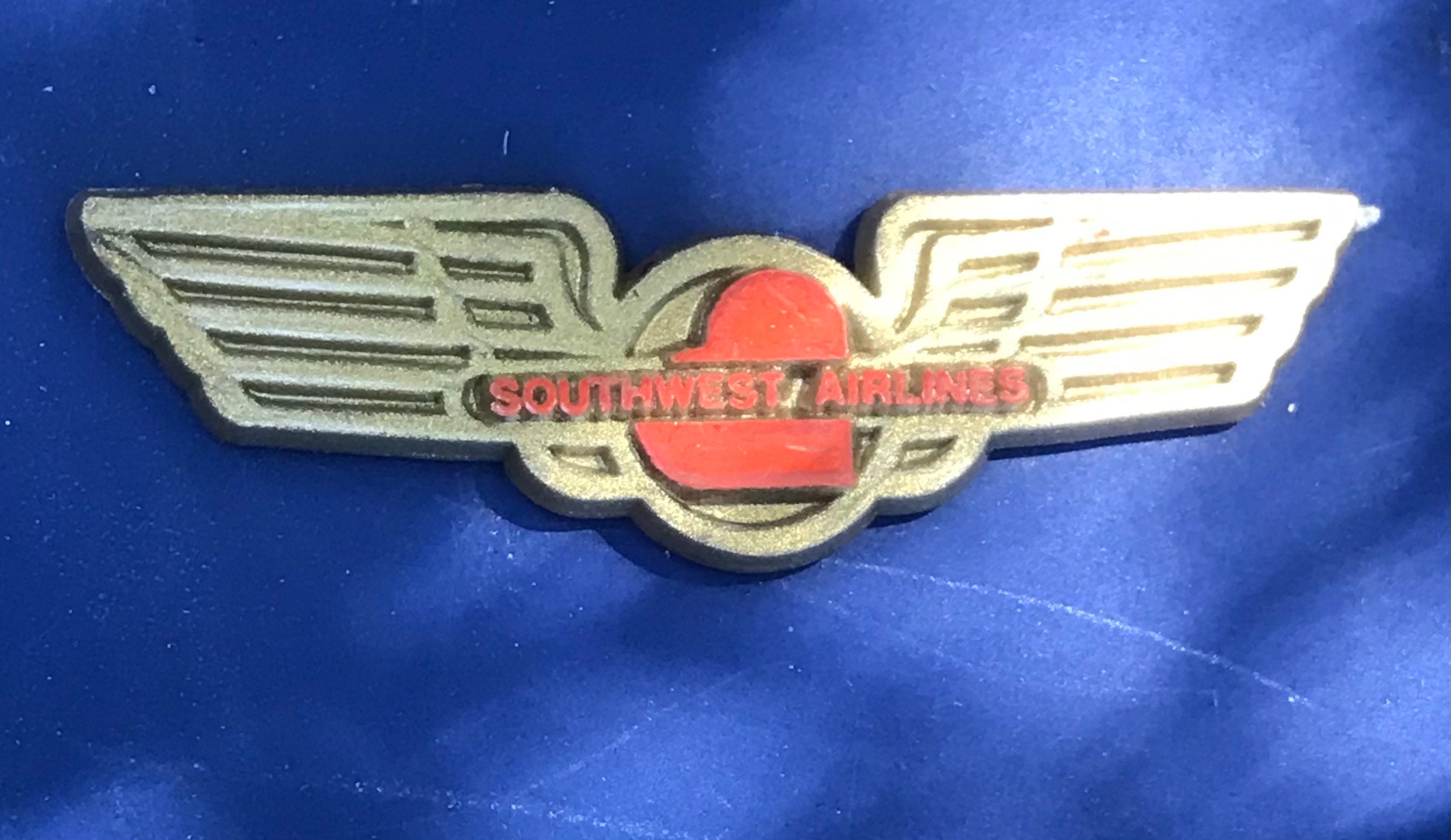 Vintage Southwest Airlines In-flight Airplane Stick on Kiddie Wings ...
