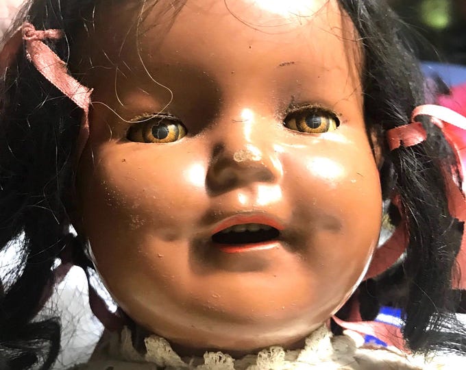 VINTAGE: 1920s Effanbee Black Patsy Babykin Composition Doll - Etsy