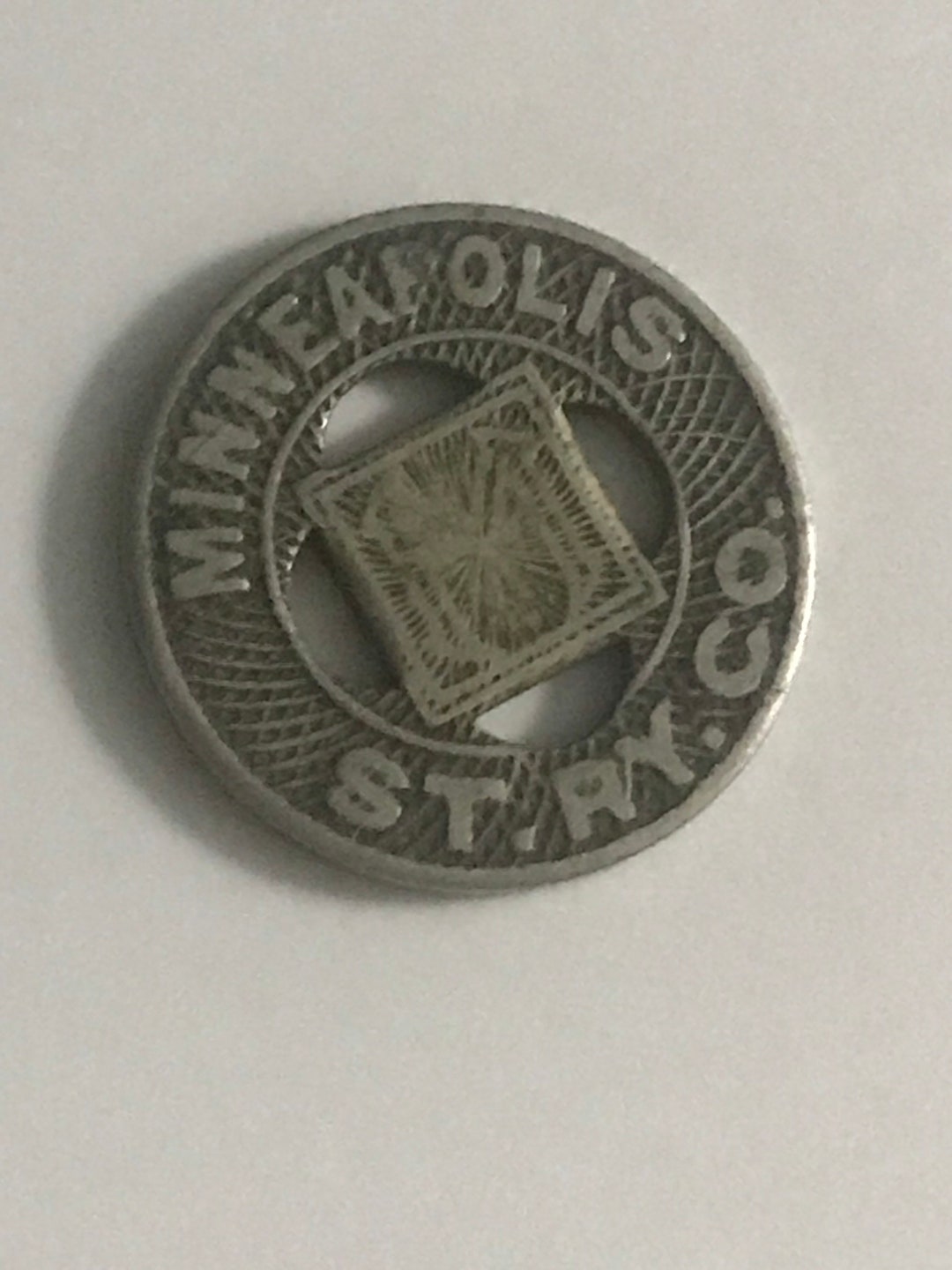 Vintage Transit Token Minneapolis ST. RY. CO Street Railway Fare - Etsy