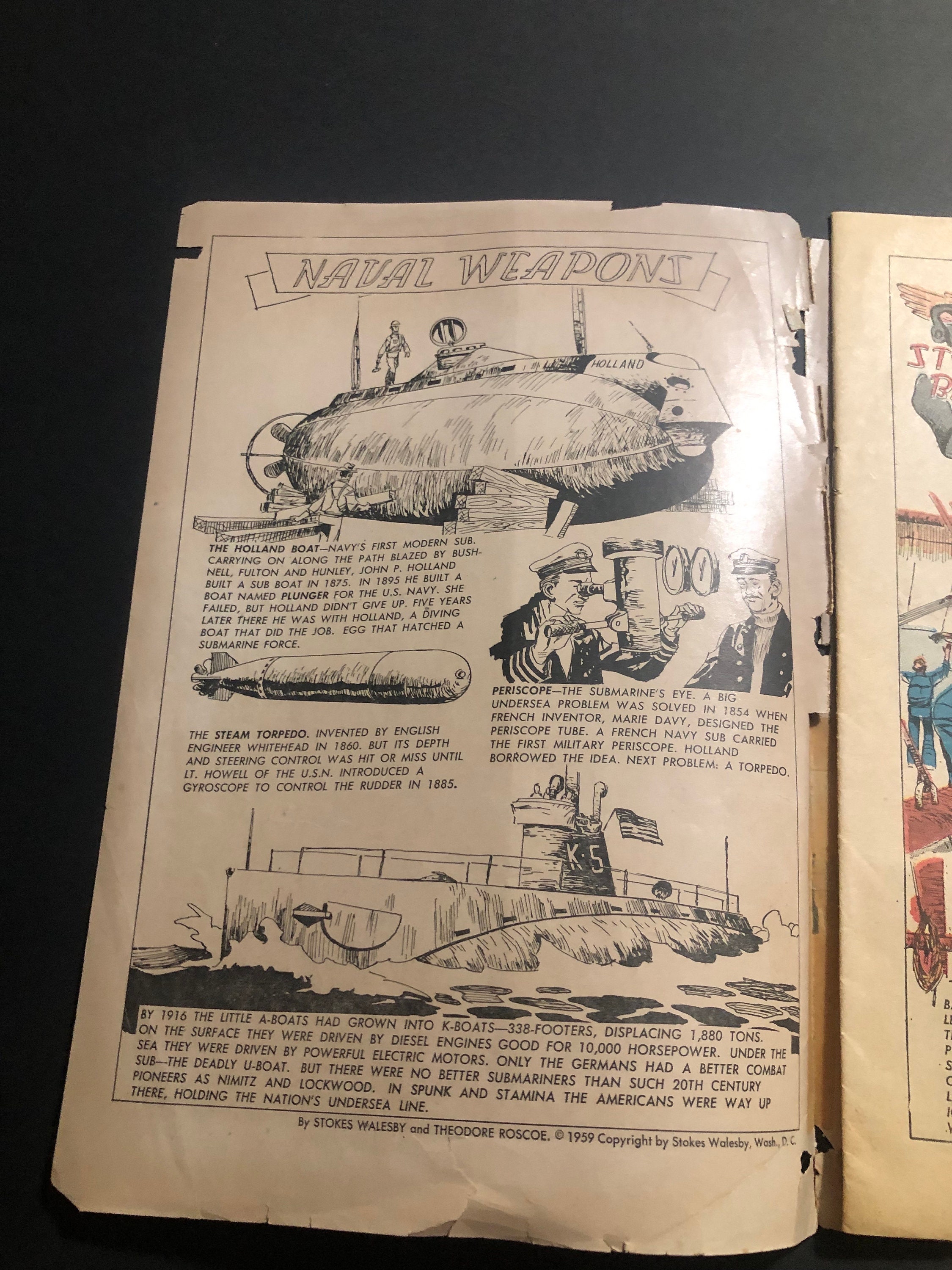 Vintage U.S. Navy History and Tradition 1959 Recruitment Promotional ...
