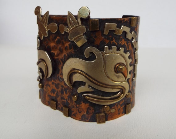 Vintage Casa Maya Hubert Harmon Mexico Mixed Metal Co… - Gem