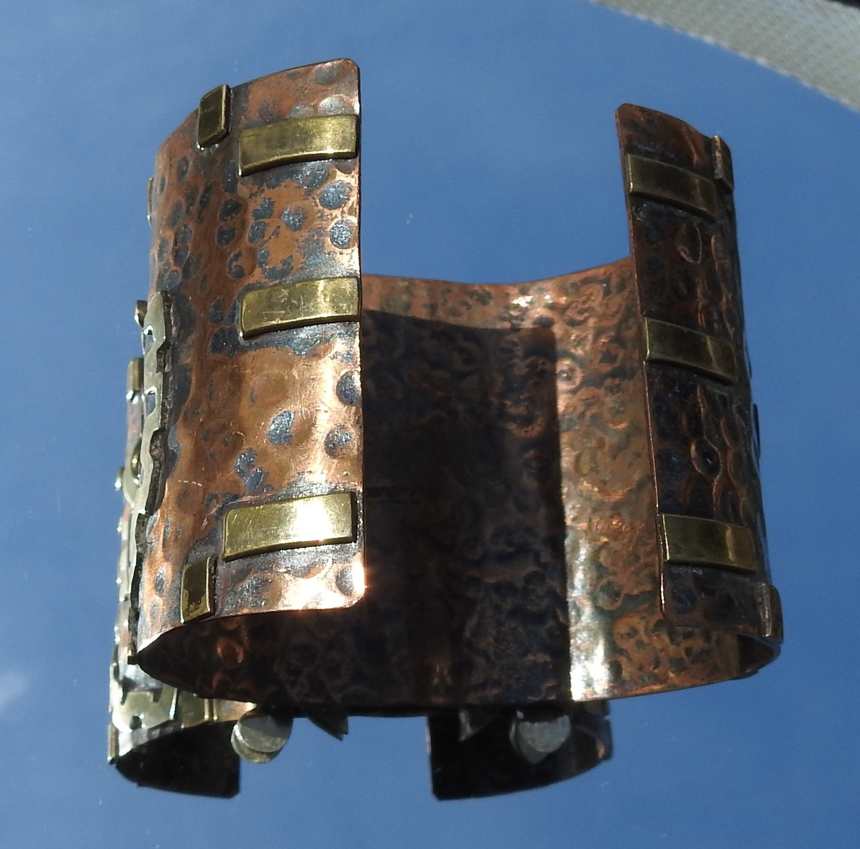 Vintage Casa Maya Hubert Harmon Mexico Mixed Metal Copper & - Etsy