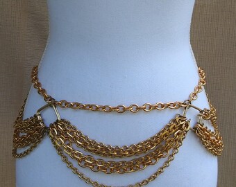 Multi Chain Necklace | Etsy