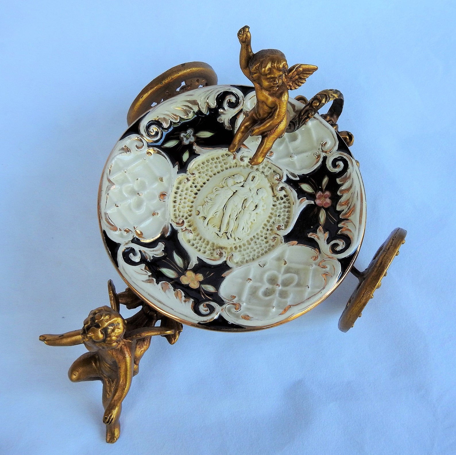 Vintage Rare Antique Cesello Greek Revival Ormolu Gilded | Etsy