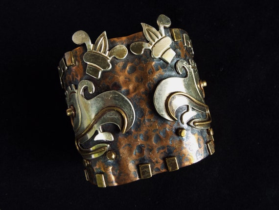 Vintage Casa Maya Hubert Harmon Mexico Mixed Metal Co… - Gem