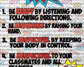 Superhero classroom | Etsy