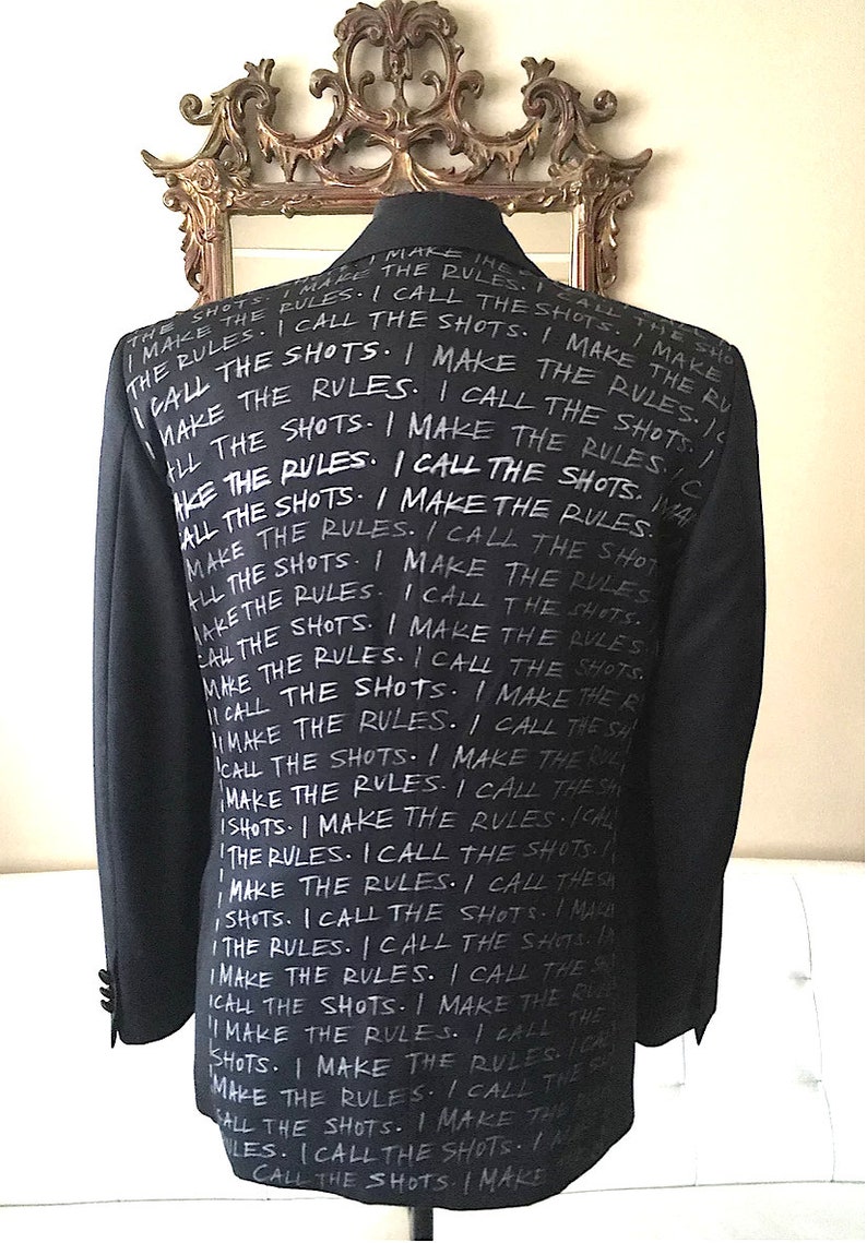 Punk Tuxedo Suit Jacket, Mens Size 38-40 - Etsy