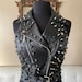Black Spiked Studded Leather Punk Vest, M - Etsy