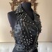 Black Spiked Studded Leather Punk Vest, M - Etsy