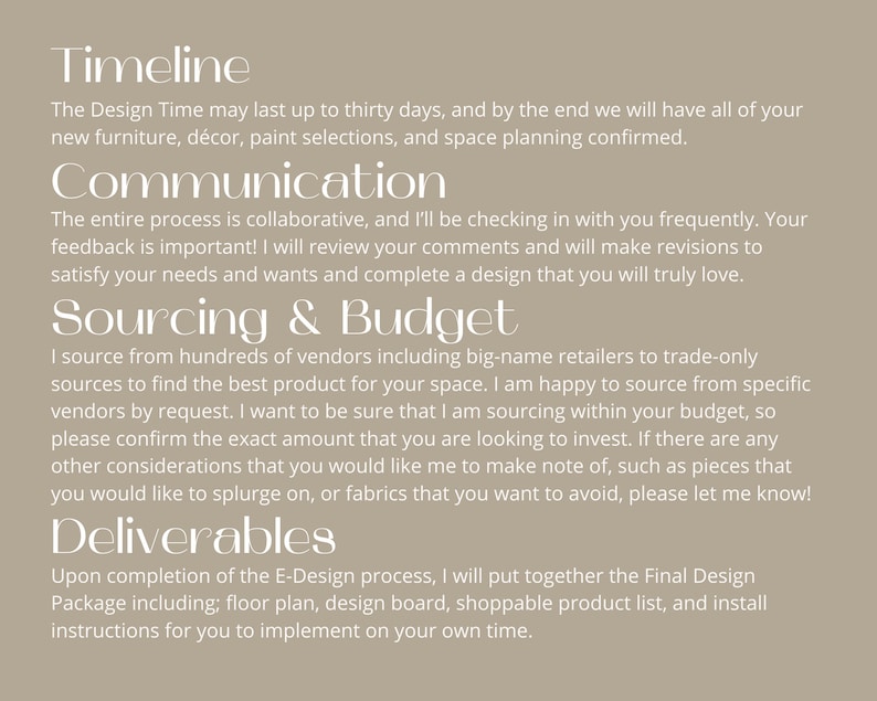 Online Interior Design Package - Etsy