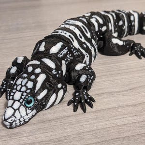 3d Printed Articulated Tegu Lizard - Etsy