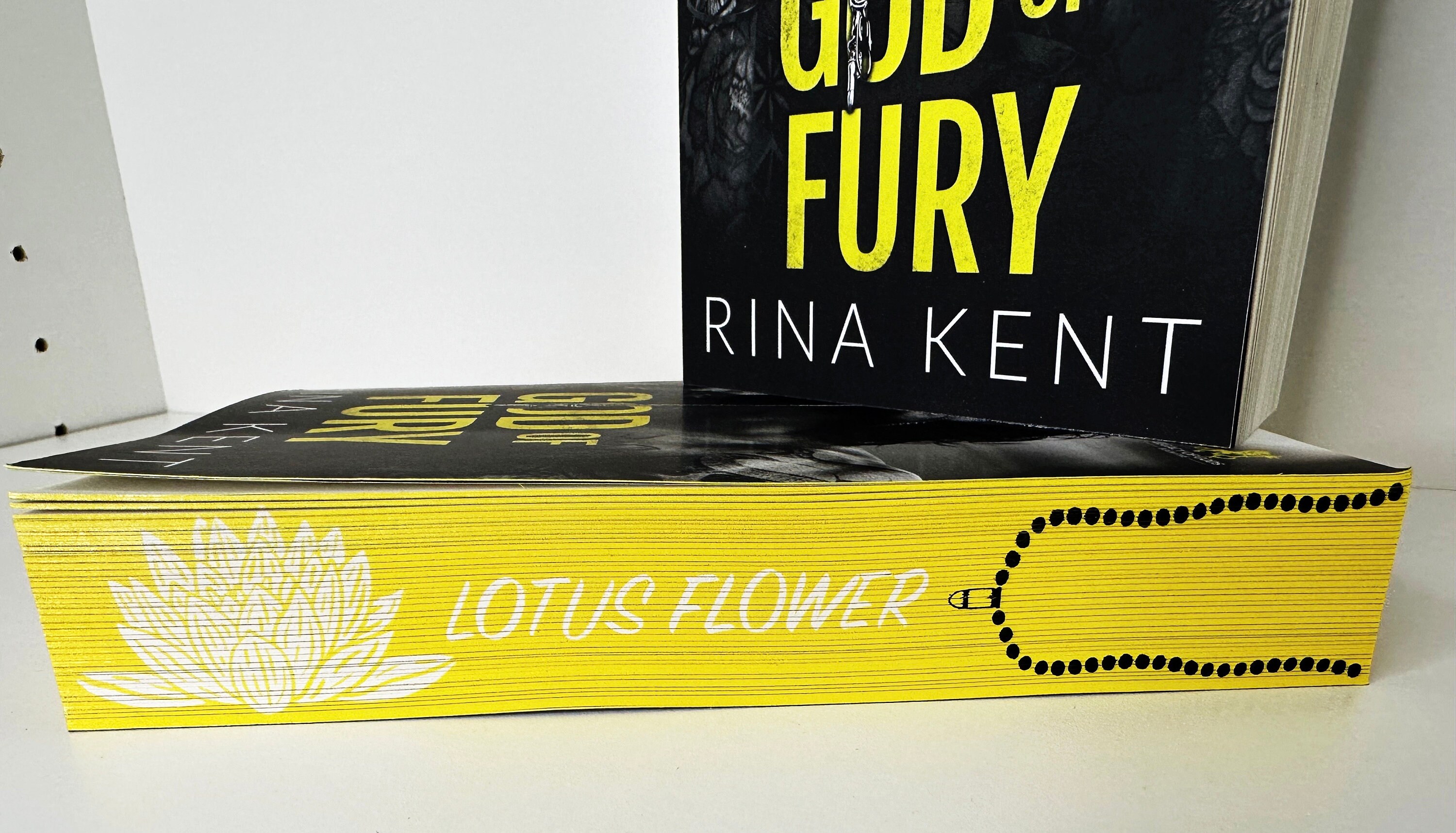 God of Fury by Rina Kent Custom Sprayed Edges - Etsy