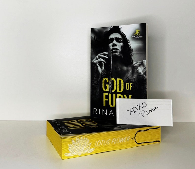 God of Fury by Rina Kent Custom Sprayed Edges - Etsy