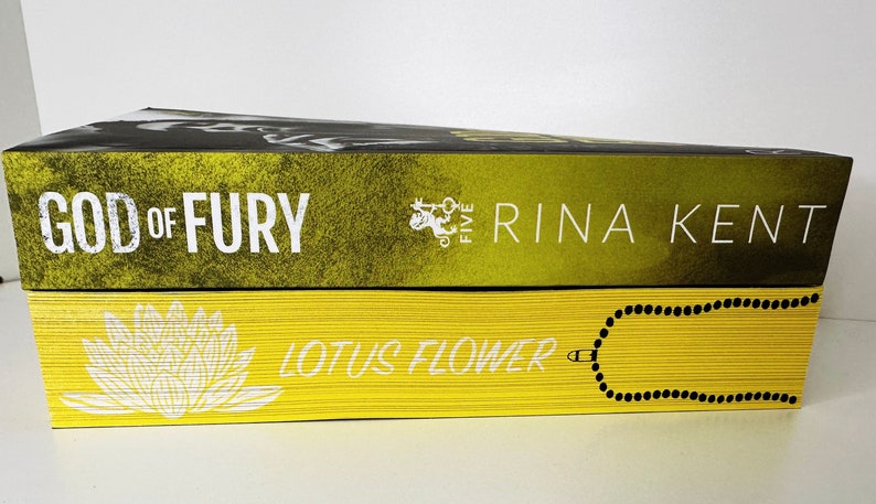 God of Fury by Rina Kent Custom Sprayed Edges - Etsy