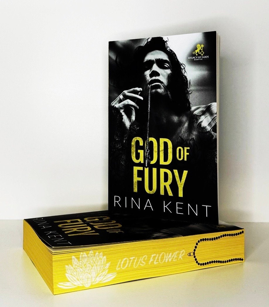 God of Fury by Rina Kent Custom Sprayed Edges - Etsy
