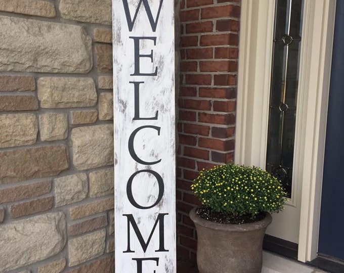 Welcome Sign | Porch Signs | Wooden Signs | Farmhouse Porch Decor ...