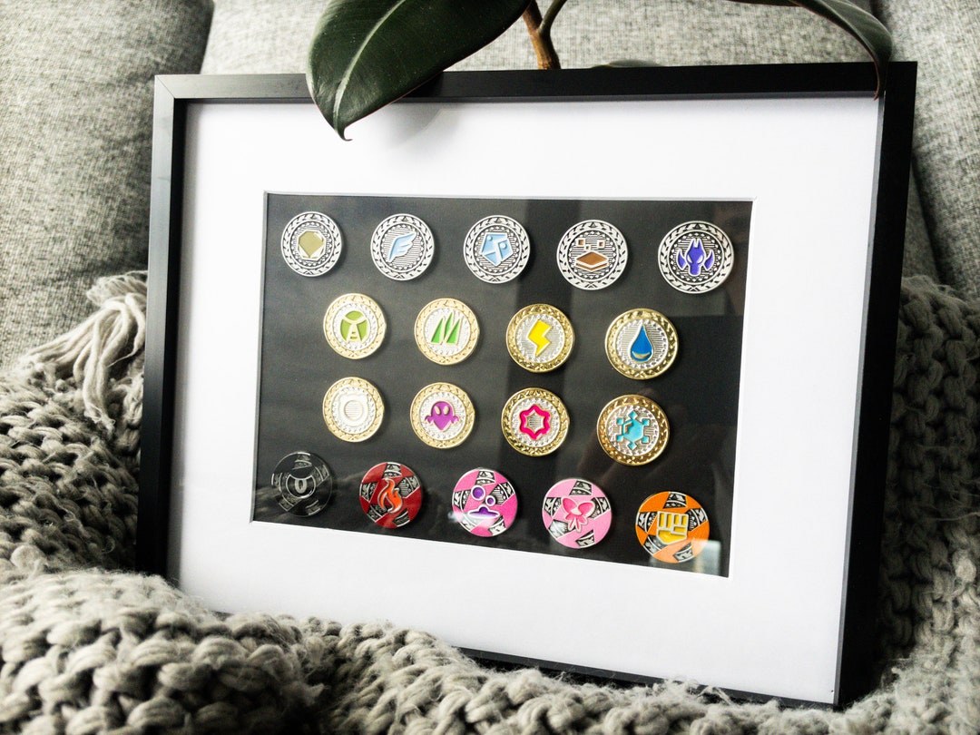 Complete 18 Gym Badges Paldea Scarlet & Violet Exclusively - Etsy