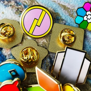 Complete Gary Oak Kanto Rival Pokemon Gym Badge Set of 10 Anime ...