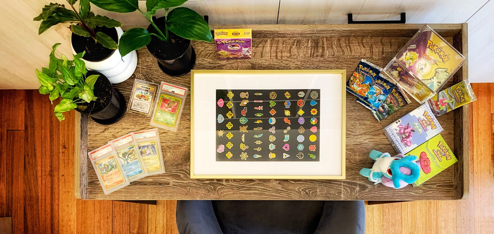 Framed Collection Complete Pokemon Badges - Etsy