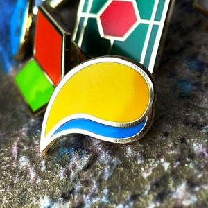 Complete Gary Oak Kanto Rival Pokemon Gym Badge Set of 10 Anime ...