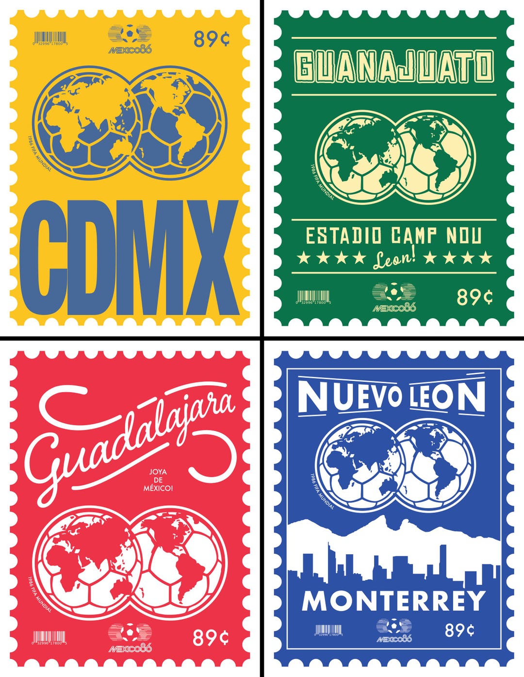 1986 Mexico World Cup Posters - Etsy