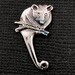Possum Pin Sterling Silver 19mm - Etsy