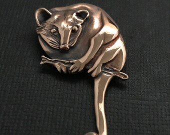 Stressed Possum Pin - Etsy