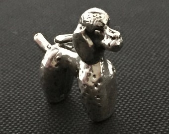 Sterling Silver Poodle Charm Silver Poodle Pendant Silver - Etsy