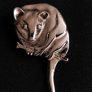 Possum Brooch Sterling Silver 45mm - Etsy