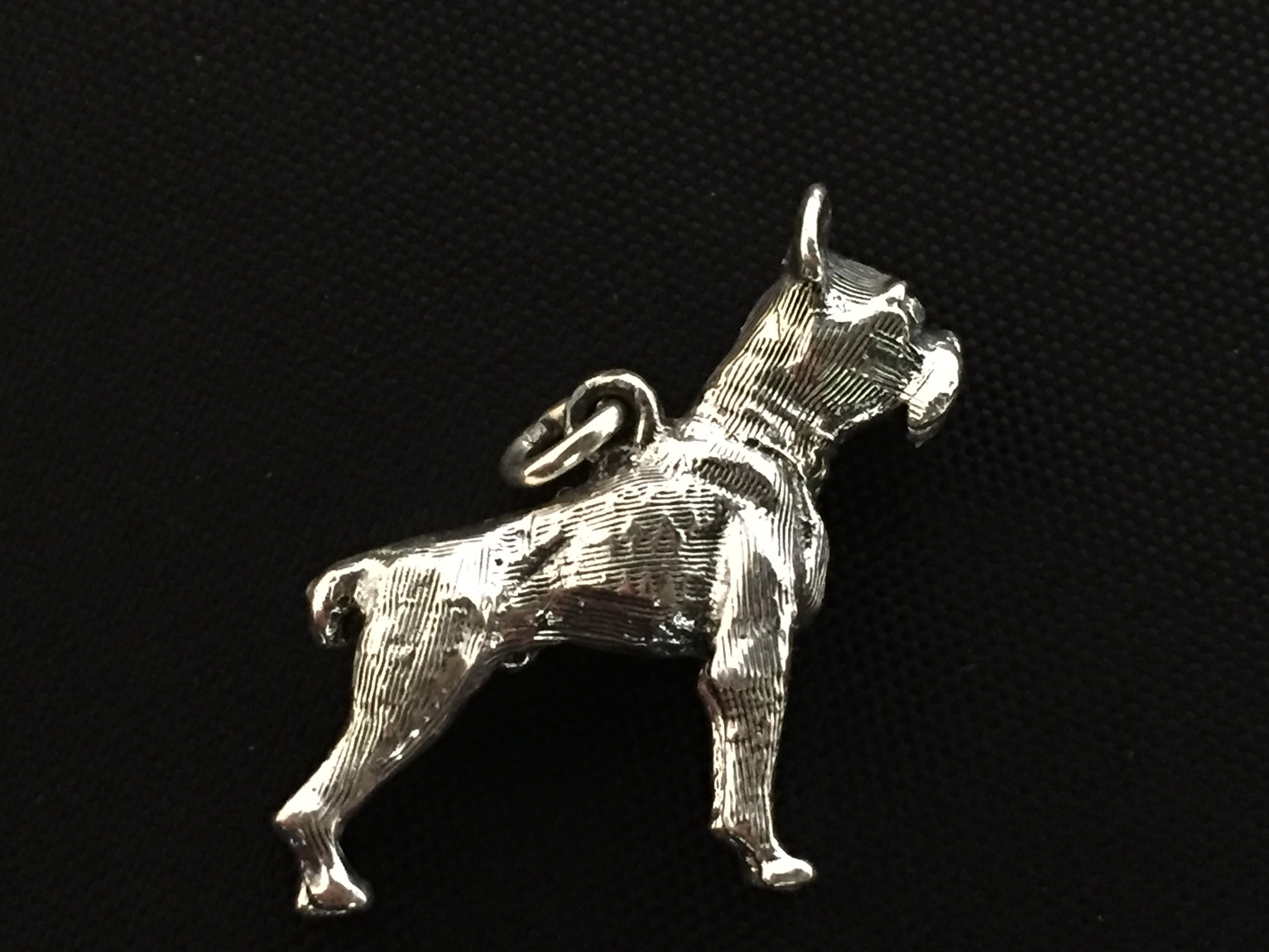 Boxer Dog Pendant / Charm Sterling Silver - Etsy Ireland